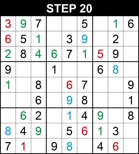 Step By Step Sudoku Solution