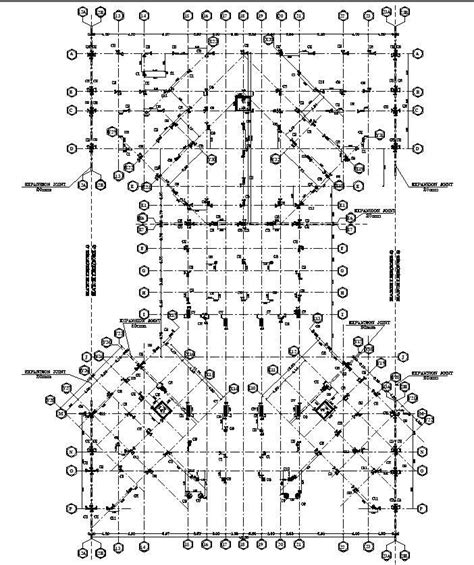 Column Zone Layout Plan Detail Cad Drawings In Autocad Dwg File