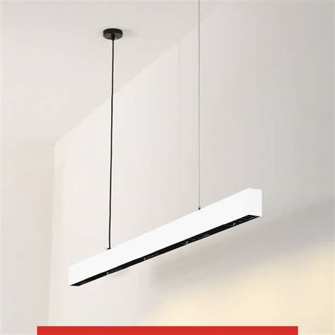 انارة خطية معلقة لينير لايت ضد التوهج متقطع ابيض