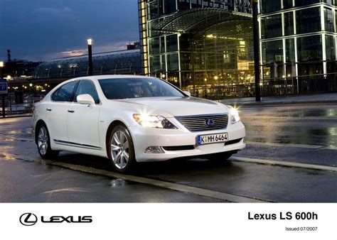 Ls 600h Exterior 2007 2010 Lexus Media Site