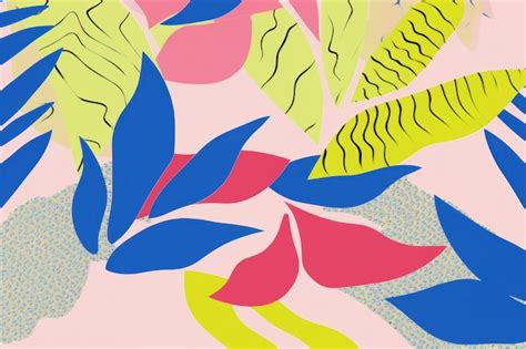 Leaf Backgrounds Pattern Art Premium Ai Generated Image