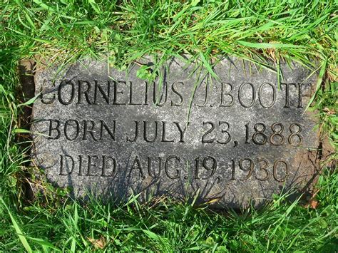 Cornelius J Booth 1888 1930 Find A Grave Memorial