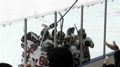 Benet Academy Hockey Stuns Glenbrook North 4 3 In Double Overtime In
