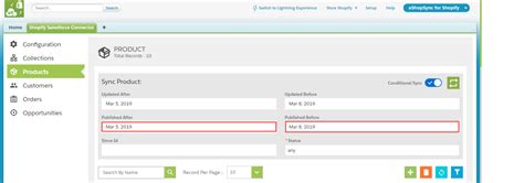 Shopify Salesforce Connector Eshopsync