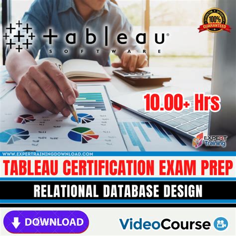 Tableau Certification Exam Prep Relational Database Design Expert