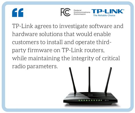 TP Link To Enable Flashing Routers With Third Party Firmware