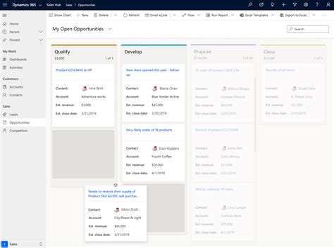 Manage Opportunities In Kanban View Dynamics 365 For Sales Pragmatiq