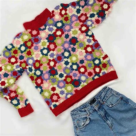 23 Floral Crochet Sweaters To Craft This Fall