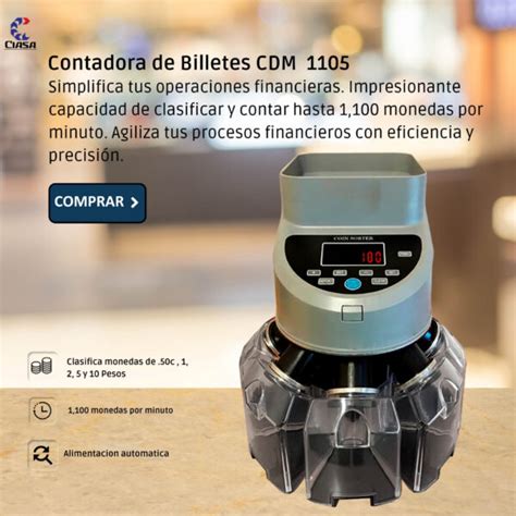 Contadora De Billetes Por Valor Modelo Cdm 800n Ciasa México