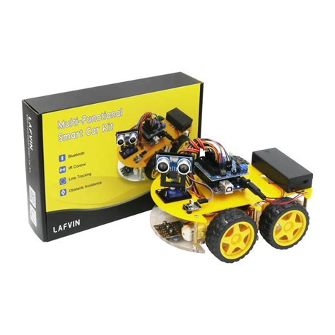 Lafvin Multi Function 4wd Robot Car Ultrasonic Module Robot Car Assembly Kit Allyourspk