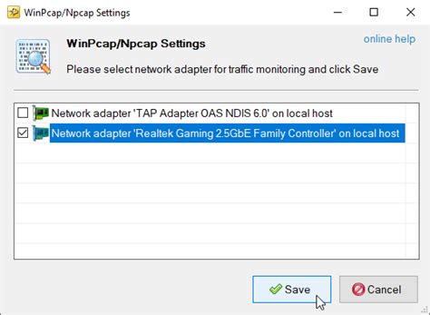WinPcap Traffic Monitoring Method How To Configure Monitoring Via WinPcap In RdpGuard