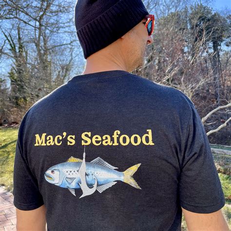 Macs Bluefish Hook Tee Mac S Seafood