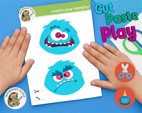 Create a Monster, Preschool Game, Classroom Game, Build a Monster ...