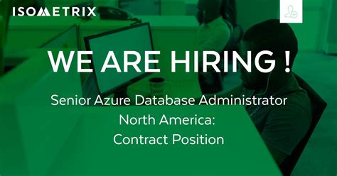 Isometrix Software On Linkedin Senior Cloud Specailist At Isometrix