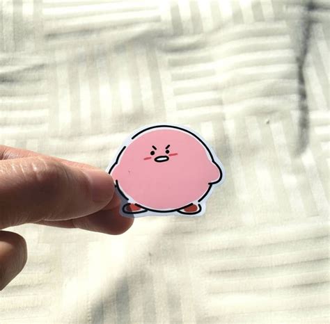 Kirby Stickers Etsy Kirby Sticker Paper Etsy