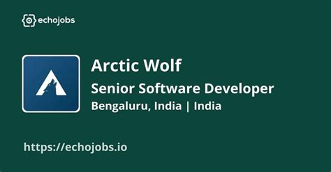 Arctic Wolf Is Hiring Senior Software Developer India Bengaluru India Aws Kubernetes Python