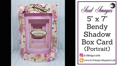 5x7 Bendy Shadow Box Card Portrait Fancy Fold Card Tutorials Card