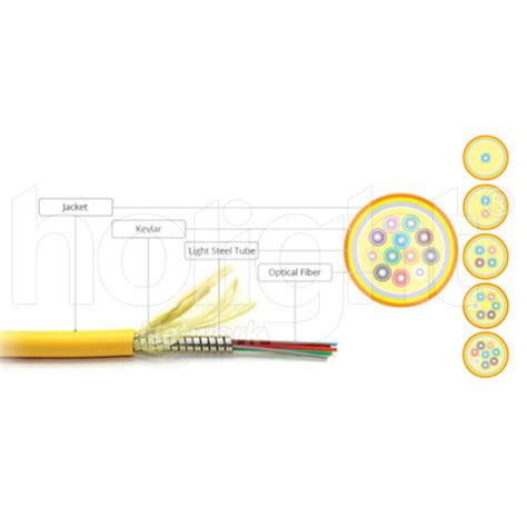 Metal Tube Armored Fiber Optic Cable Tight Buffered Lszh