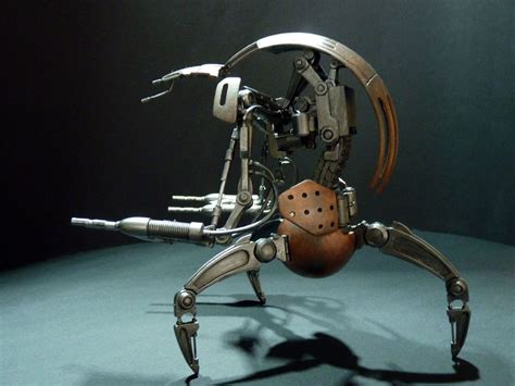 STAR WARS 1 12 Droideka Destroyer Droid Scratch Build by Rainer Trunk スターウォーズ 物語