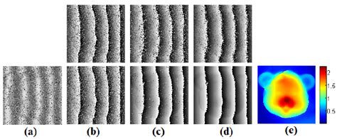 A Is A Fringe Pattern With 10 Impulse Noise B C And D Show