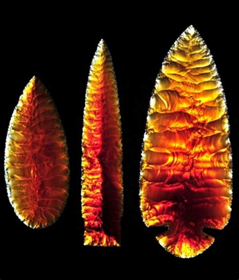 Oregon Fire Opal Arrow And Spear Heads Gemstones And Minerals