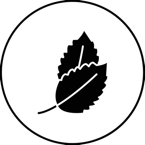 Herb Leaf Vector Icon 31561601 Vector Art At Vecteezy
