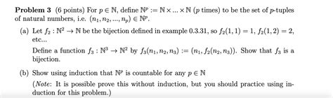 Solved Problem 3 6 Points For P∈n Define Npn××np