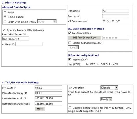 IPSEC VPN Configuration Between Vigor And Cisco VPN Concentrator DrayTek FAQ