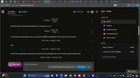 Data Mining And Machine Learning General Bayes Theorem Derivation Youtube
