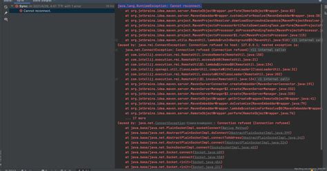 Idea下载源码报错javalangruntimeexception Cannot Reconnect的解决办法idea 启动报错