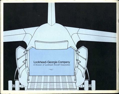 Lockheed Aircraft Corporation C5a Us Air Force Brochure 1967 The