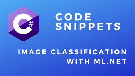 C Image Classification With ML NET Tutorial The EECS Blog