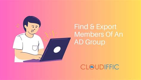 find and export ad group members using powershell