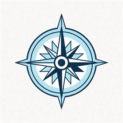 Premium Vector Nautical Compass Rose Design