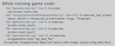 beginner imagebutton exception help needed r renpy