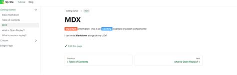 how to build a documentation site using react and docusaraus