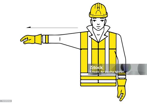 Ilustración De Gire El Gesto De Señalero Derecho Y Más Vectores Libres
