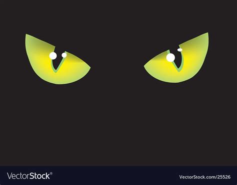 Cat Eyes Royalty Free Vector Image VectorStock