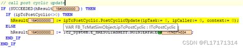 twincat simulink 出现问题总结 twincat3 中程序编译时 语句标黄色 csdn博客