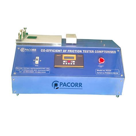 Coefficient Of Friction Tester In Dwarka Gujarat Manufacturer In India