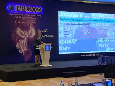 Department Of Anesthesiology At The 56th National Congress Of The Turkish Society Of