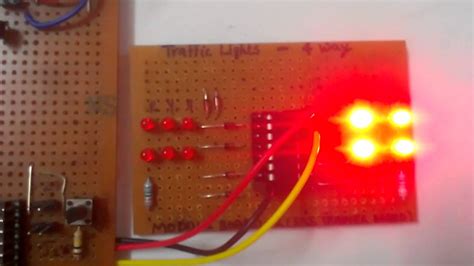 Multisim Traffic Light Using 555 Timer Youtube