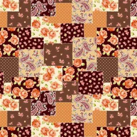 Buy Brown Patchwork Fabric From Our Fabric Manufacturer And Factory