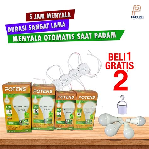 Jual Lampu Led Emergency Otomatis Menyala Saat Listrik Mati Shopee Indonesia