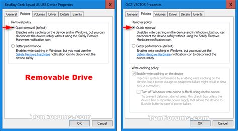 Enable Or Disable Disk Write Caching In Windows Tutorials