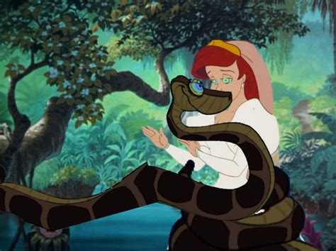 Kaa And Ariels Second Encounter By Godzilla06 On Deviantart