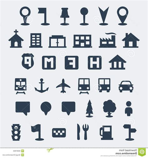 Map Symbols Vector At Vectorified Com Collection Of Map Symbols Vector Free For Personal Use
