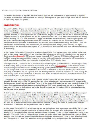 FREE Fire Investigation Report Samples To Download