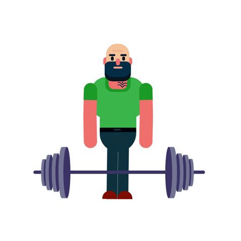 انیمیشن لوتی وکتور متحرک وزنه بردار طرح‌بازار