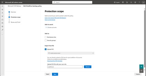 Настройка microsoft 365 backup предварительная версия microsoft learn